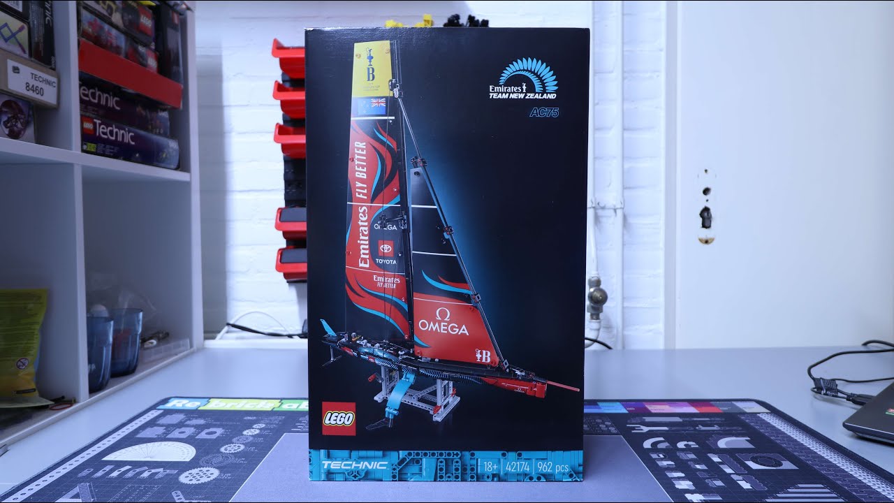 Lego technic 42174 Emirates Team New Zealand AC75 Yacht - YouTube