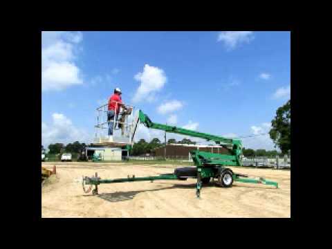 Sold! 2007 JLG T500J Towable 50' Boom Lift Work Platform Jib bidadoo ...