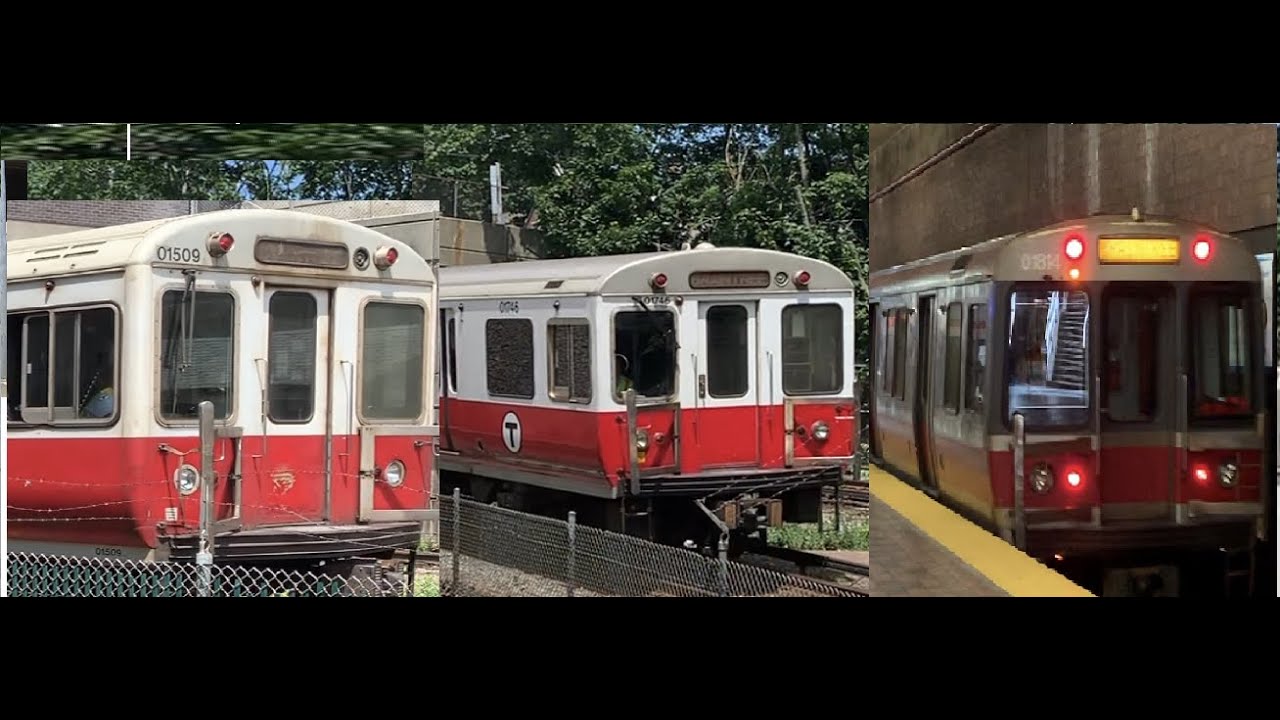 MBTA Red Line Action (August 2019) - YouTube