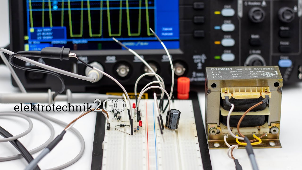 Brückengleichrichter Tutorial: Kondensator, Brummspannung ...