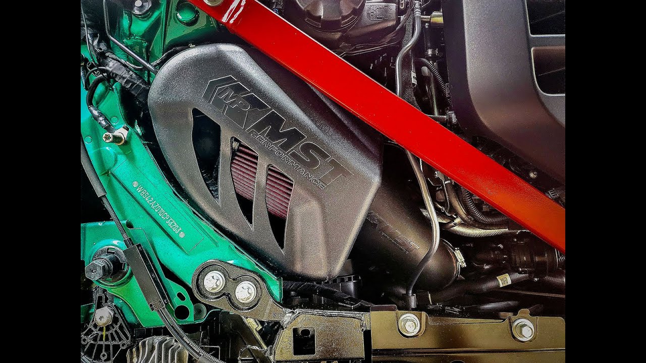 Installing a MST single cold air intake on my BMW M4 G82 - YouTube