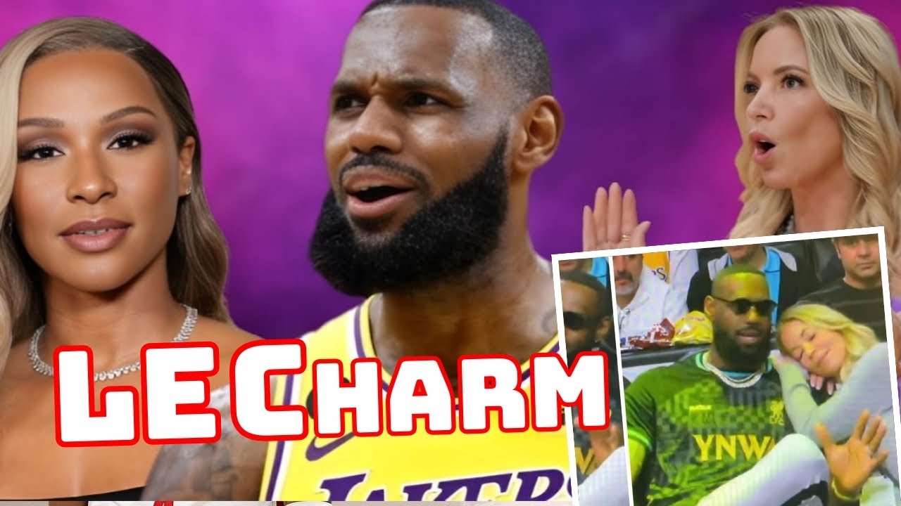 Did Lebron James Rizz up Jeanie Buss And Linda Rambis Courtside? - YouTube
