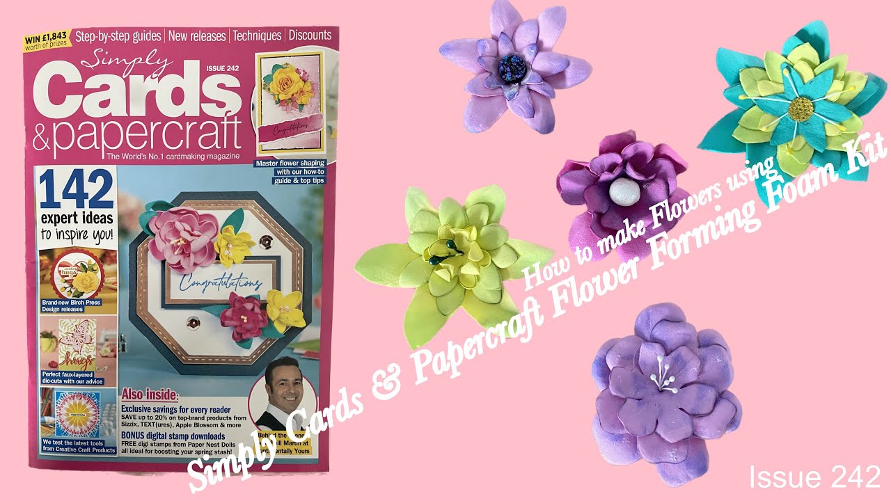 How to make Flowers Using the Craft Stash Flower Forming Foam Kit ...