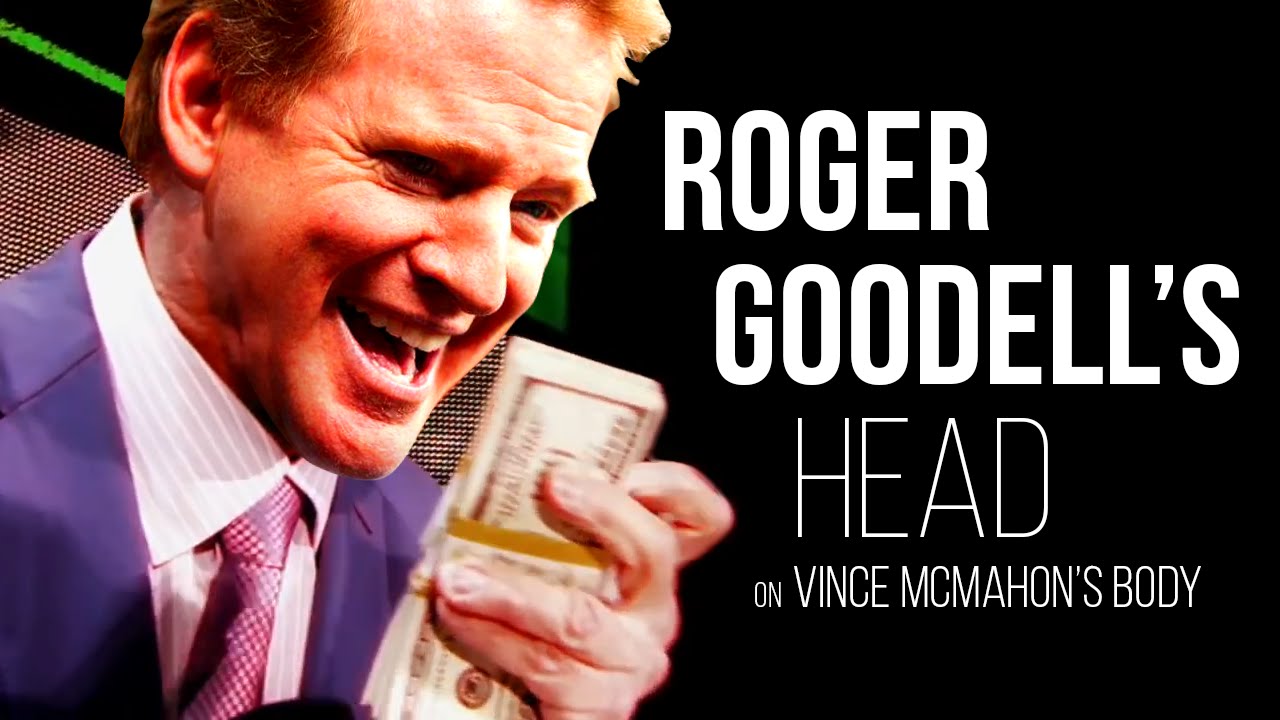 Roger Goodell's Head on Vince McMahon's Body - YouTube
