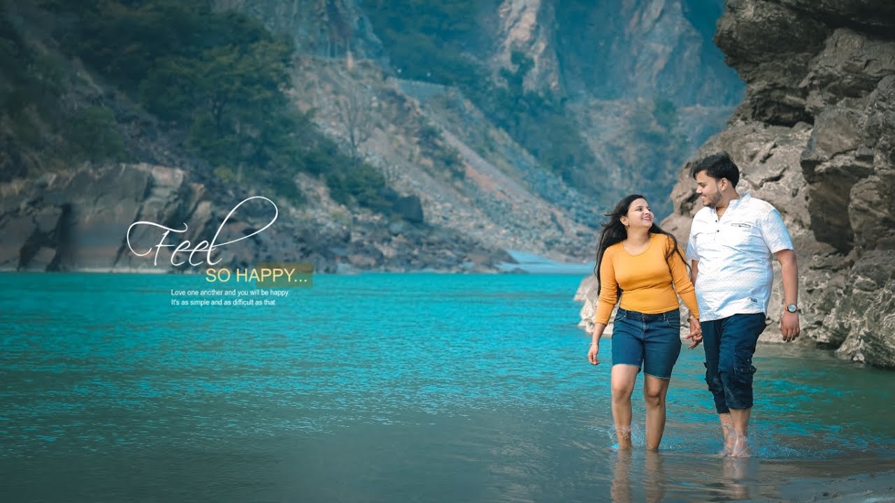 PRE WEDDING SONG ANMOL & KAJAL 📍 Rishikesh & Byasi Beach - YouTube