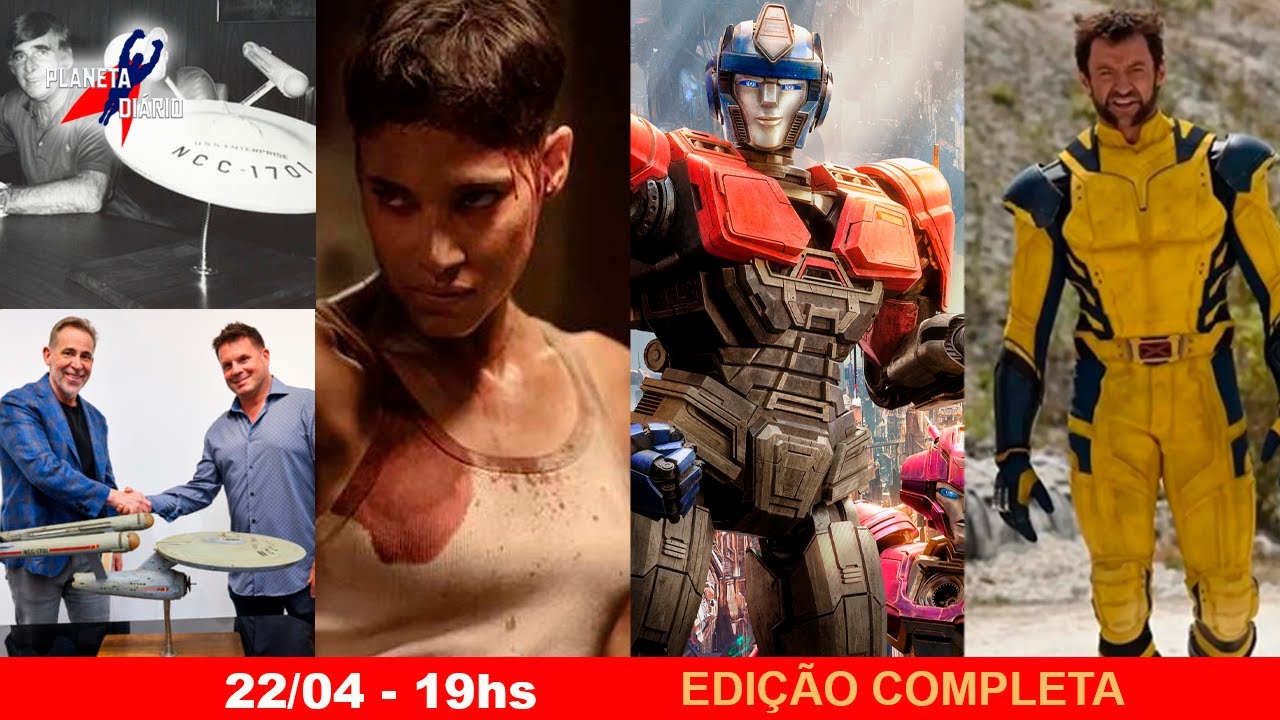 Deadpool & Wolverine / Transformers: O Início / USS Enterprise original ...