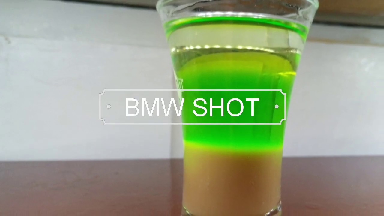 BMW Shot Drink !!! Barman how make homemade 2020. - YouTube