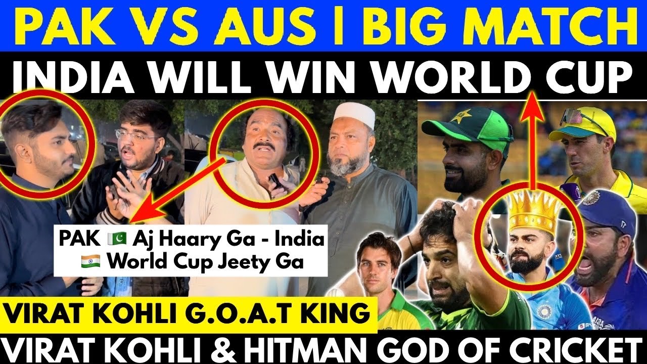 PAKvsAUS: "India Will Win World Cup" Says Pakistani | Can 'Pakistan ...