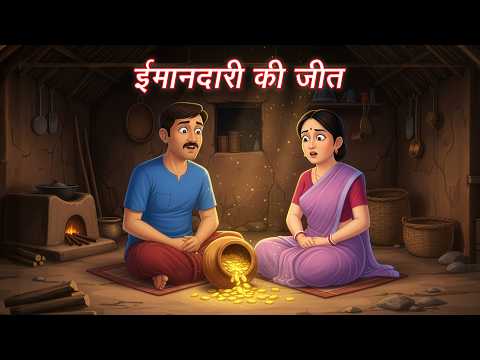ईमानदारी की जीत | Imaandari Ki Jeet | Hindi Kahaniya | Animated Stories