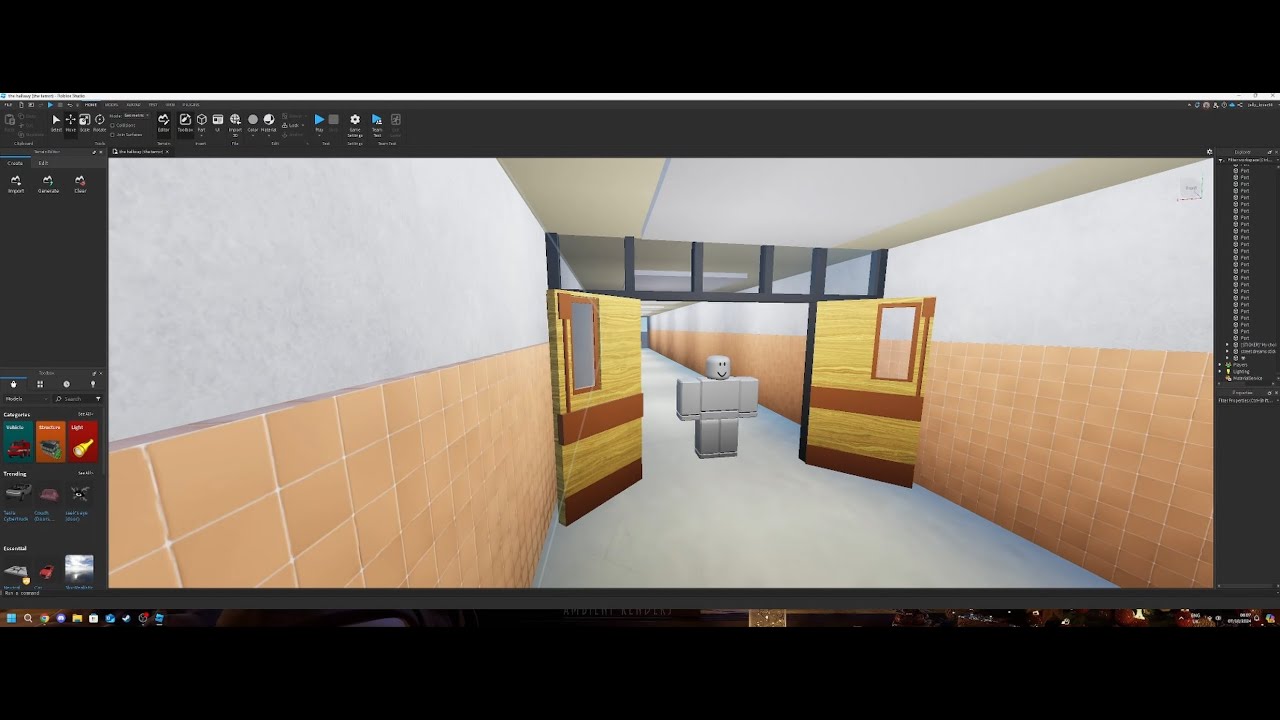 How to build doors in Roblox Studio - YouTube