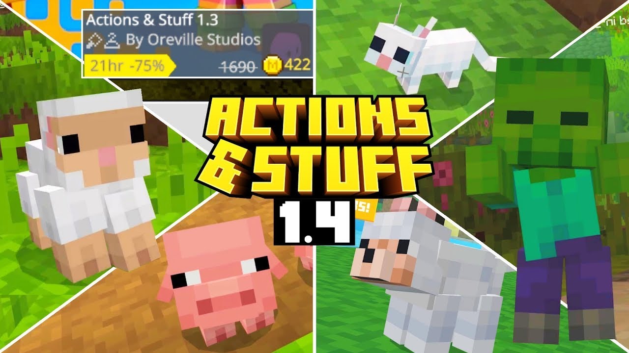 Minecraft Actions & Stuff 1.4 - update huge baby mobs & glowing update!!!! - YouTube