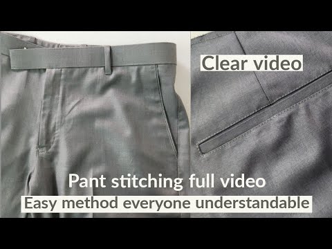 perfect pant stitching full video easy method // everyone ...