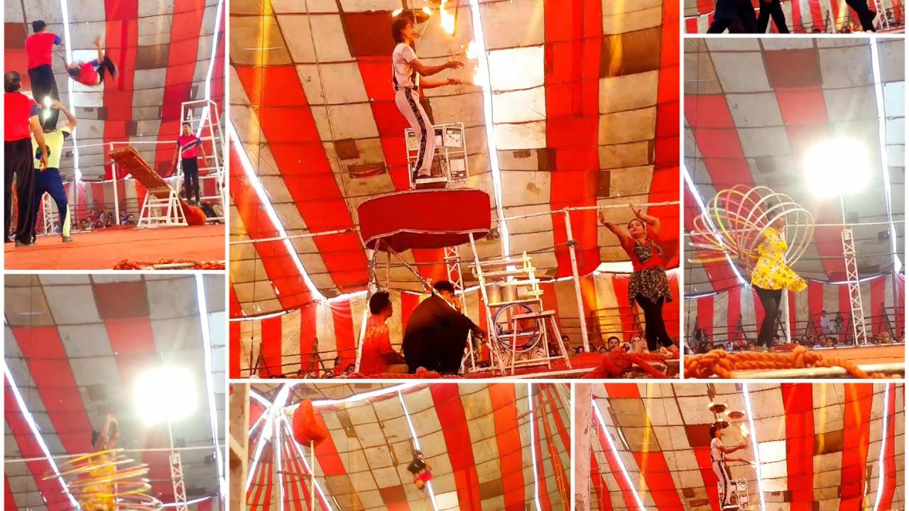 Most Dperformin lucky irani circus performing long jumps flying ...