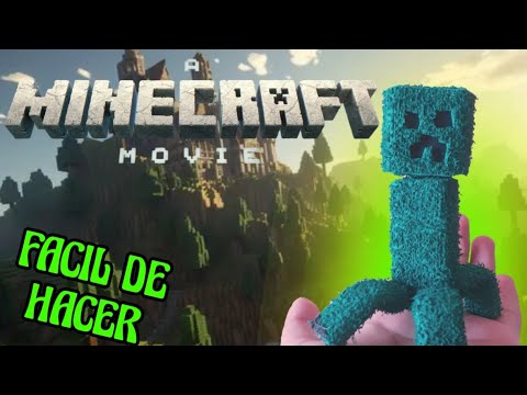 COMO HACER UNA FIGURA DEL CREEPER LIVE ACTION DE LA PELICULA DE MINECRAFT ~ DIY FOAMI ...