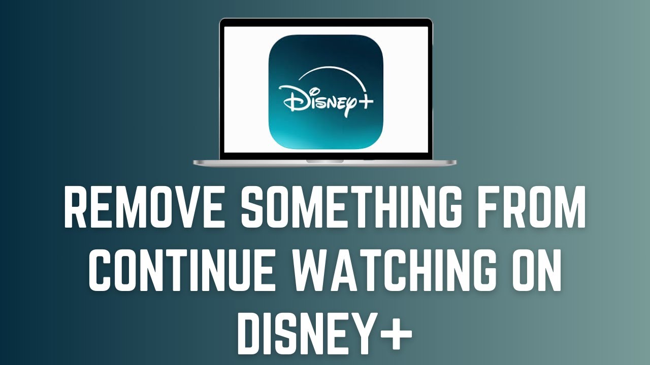How To Remove Something From Continue Watching On Disney+ (Easy) - YouTube