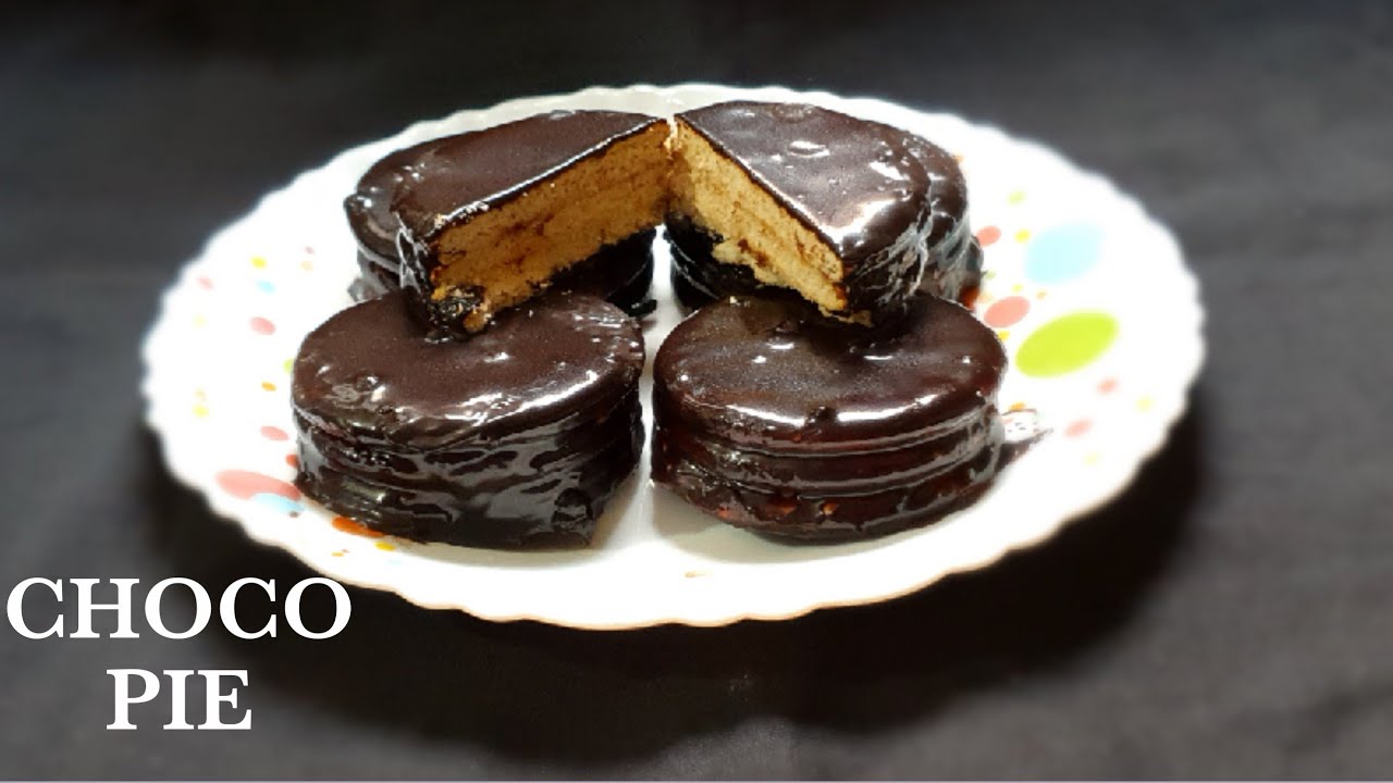 Homemade Lotte choco pie recipe/ Eggless choco pie recipe/ Kids ...