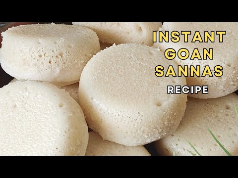 Instant Goan Sannas without Toddy Recipe | Failproof Sannas Recipe ...