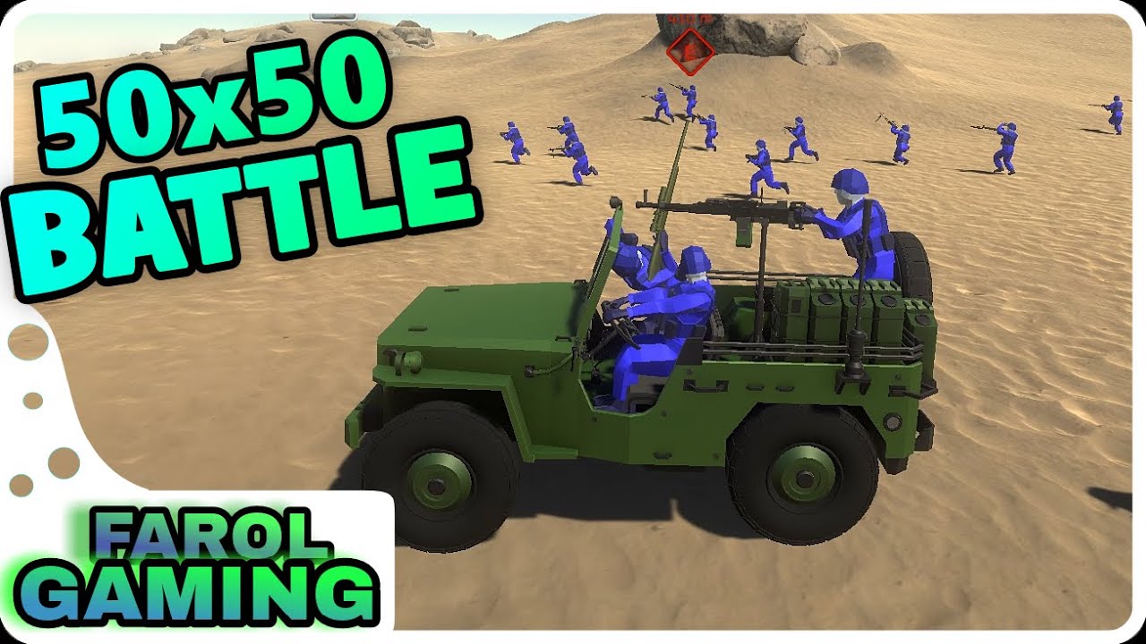 Ravenfield Gameplay - 50x50 Infantry Battle // Battlefield 2042 HUD Mod ...