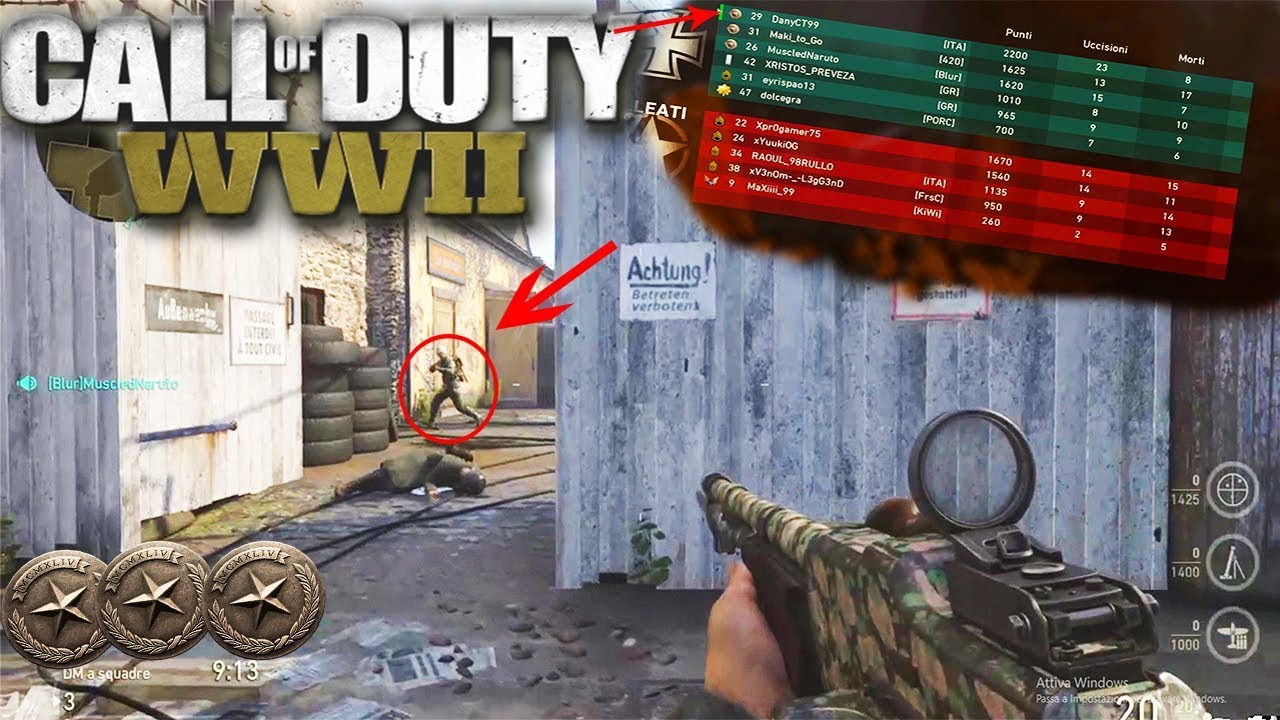 Call of Duty WW2 Multiplayer (1080P HD PS4) Map: Sainte Marie Du Mont ...