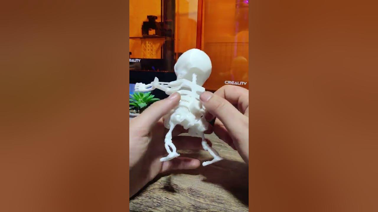 3d Printed Satisfying Articulated Dancing Skeleton Toy ⚙️gears⚙️ Youtube