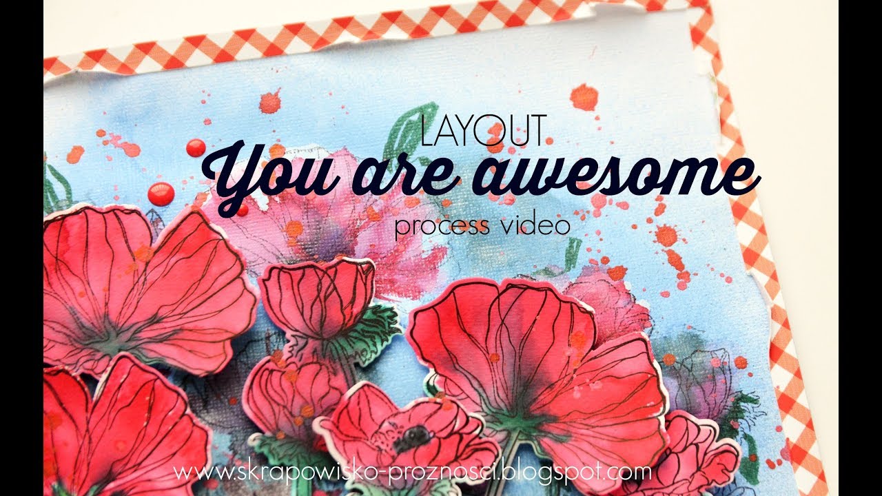 LO "You are awesome" - process video | Altenew - YouTube
