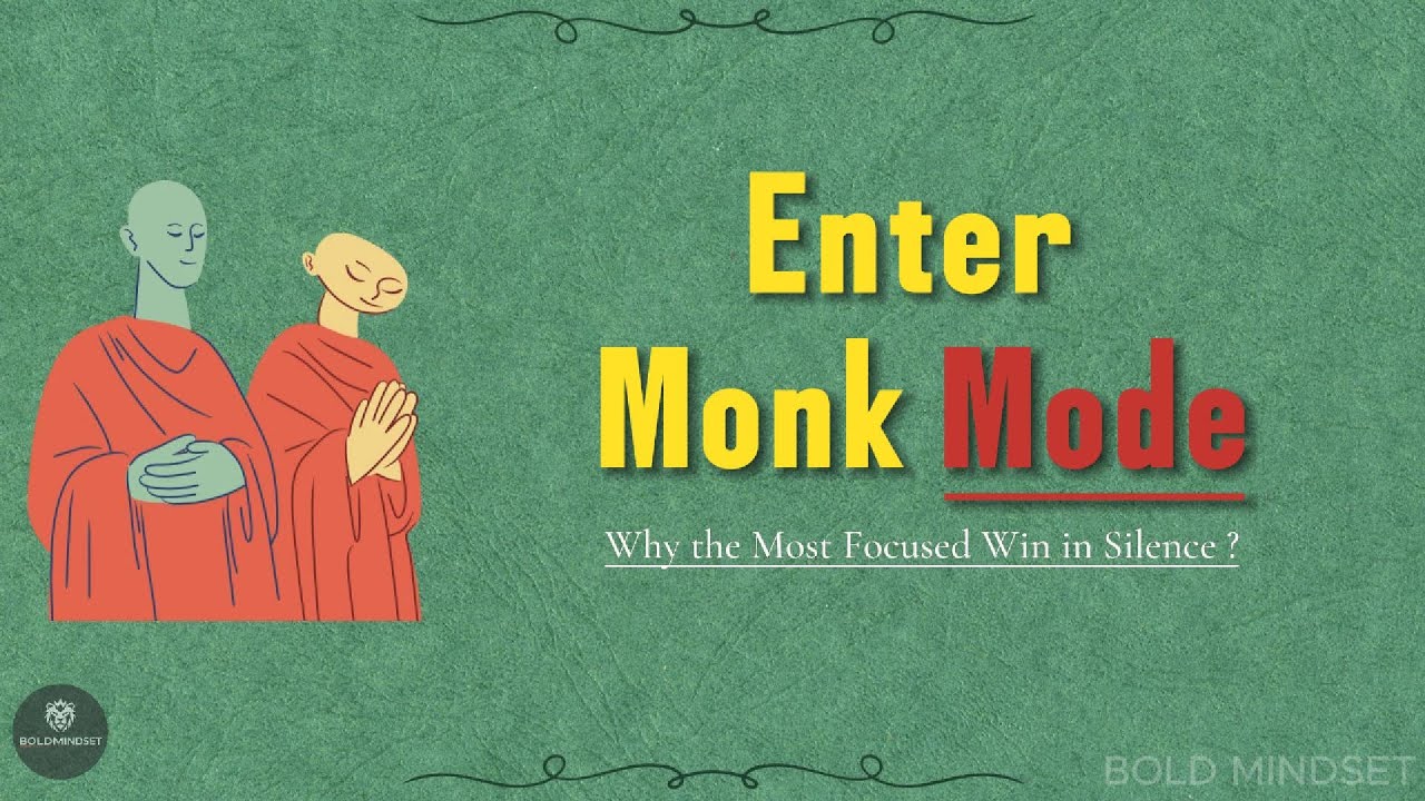 Monk Mode Activated - YouTube