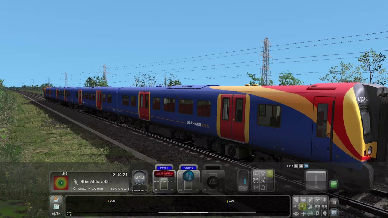 Bournemouth - Southampton | Class 450 | Train Simulator 2020 - YouTube