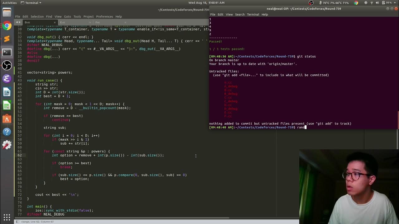 4th Place Codeforces Round 739 Div 3 Solutions Youtube