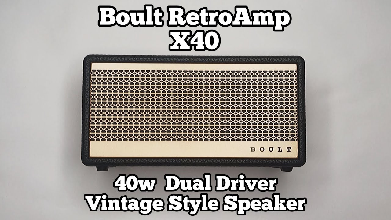 Boult RetroAmp X40 Speaker Unboxing & Details | 40w dual drive speaker ...