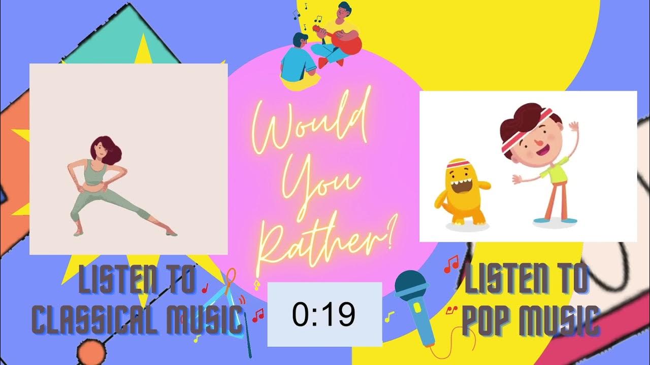 Would You Rather: Music Edition - YouTube