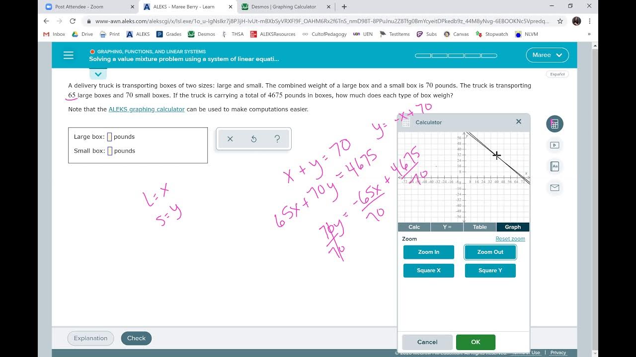 Solving a value mixture problem using a system of linear equations - YouTube