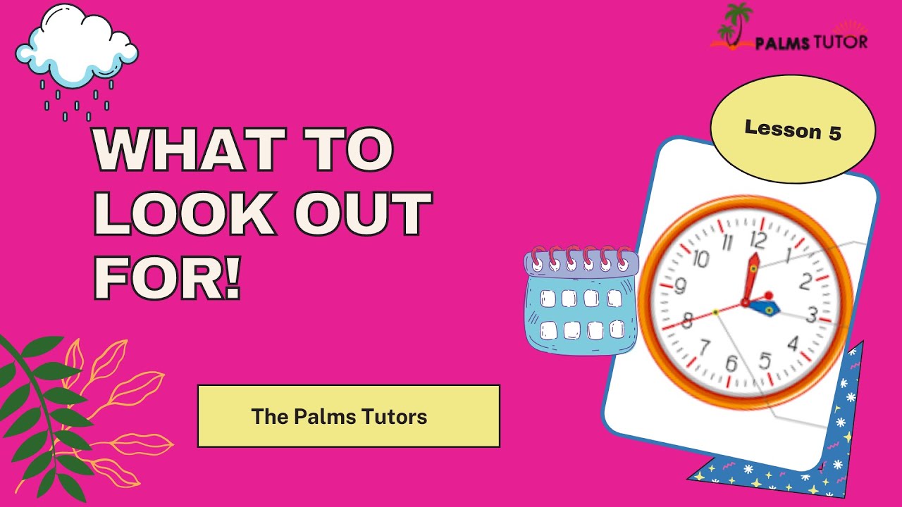 Time telling (WHAT TO LOOK OUT FOR ON A CLOCK) - YouTube
