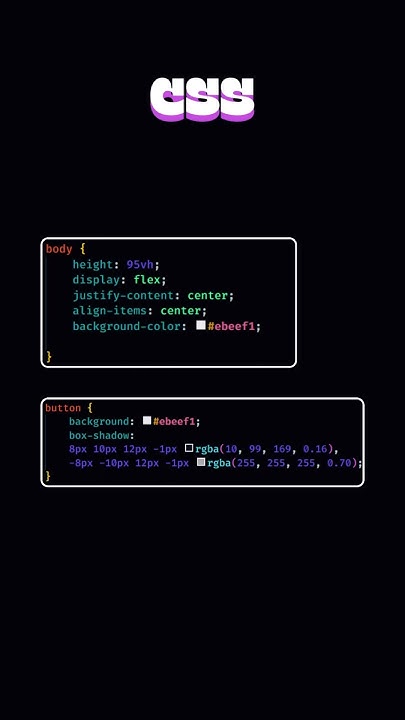 Neumorphism Style Button Effect Html Css Js Html Css Javascript Webdevelopment Shorts