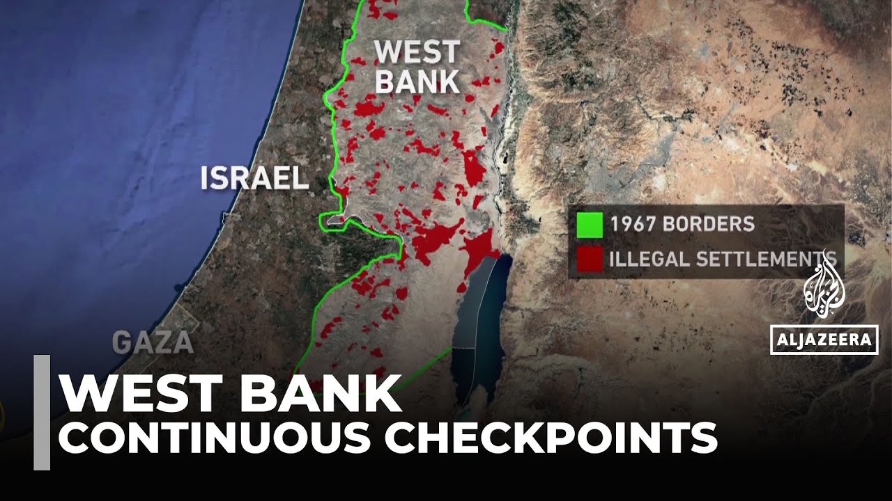 Israel fragmenting the occupied west bank: Nearly 1000 checkpoints ...