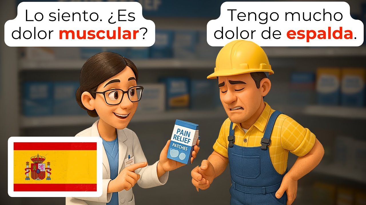 🇪🇸 Pharmacy Spanish Fast | 15 Real A1-A2 Dialogues | Learn Easy Spanish ...