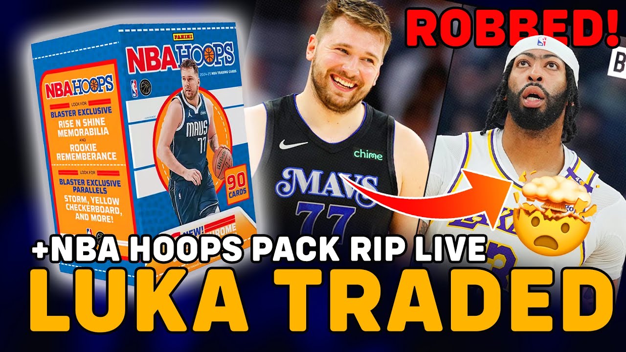 LUKA TRADED! WHO WON THE TRADE? & NEW 2024-25 NBA HOOPS BLASTERS - YouTube