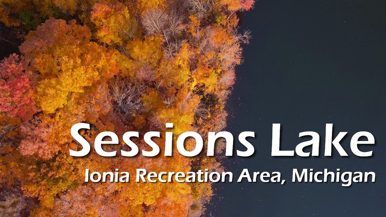Fly over Michigan, Sessions Lake - YouTube