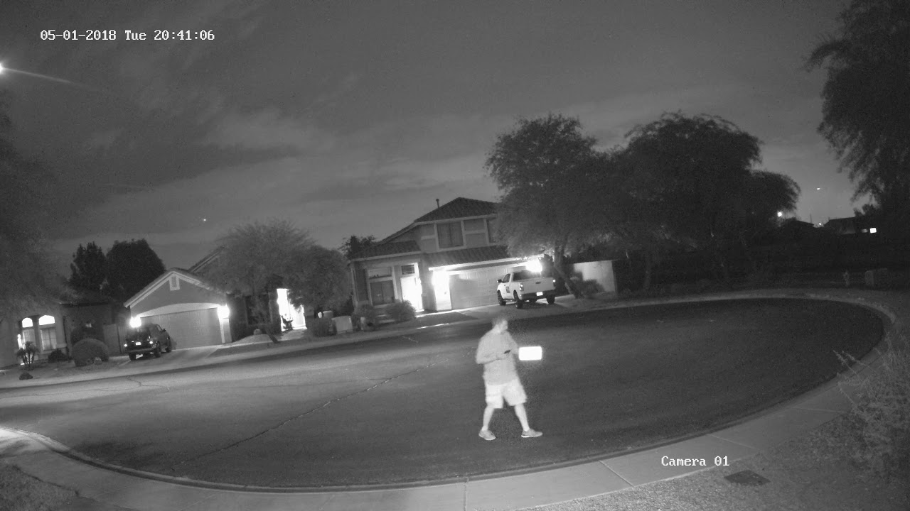 4K HikVision Night Vision License plate test - YouTube