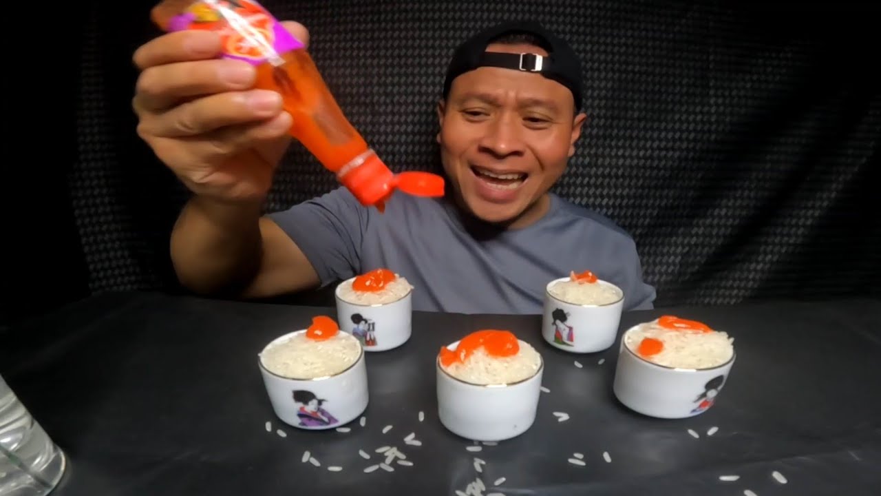 Suapan Mini‼️RawRiceEating🌾 Makan Beras+Saos Bawang Pedas - YouTube