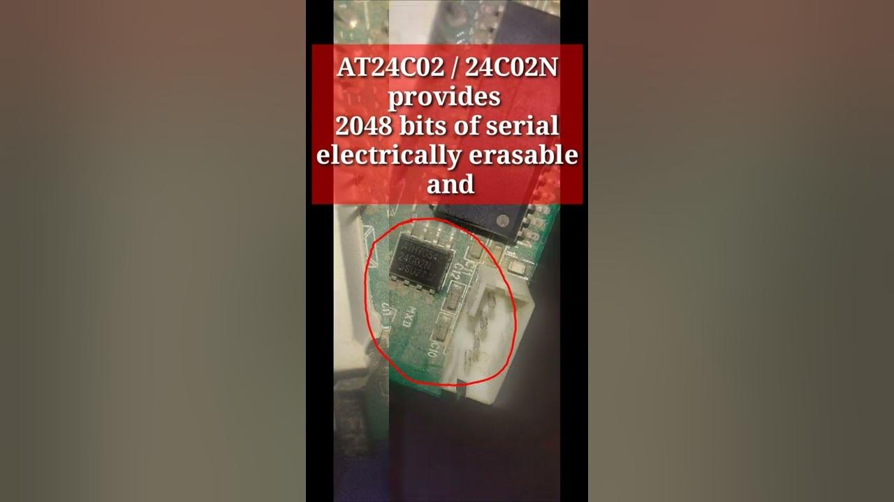 AT24C02 ic in brief | 24c02 eeprom programmer | 24c02 memory ic copier | #shorts - YouTube