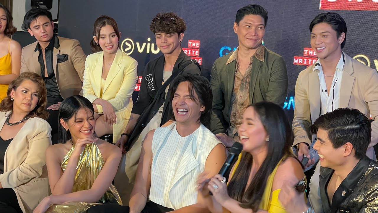 Ruru Madrid and Bianca Umali, nagkabukuhan sa THE WRITE ONE presscon ...