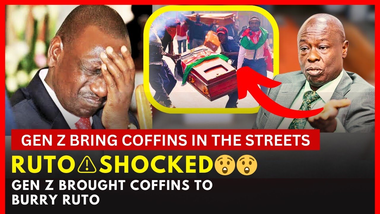 Shocking!!😳 Genz bring COFFINS In The Streets With Strong MESSAGE For ...