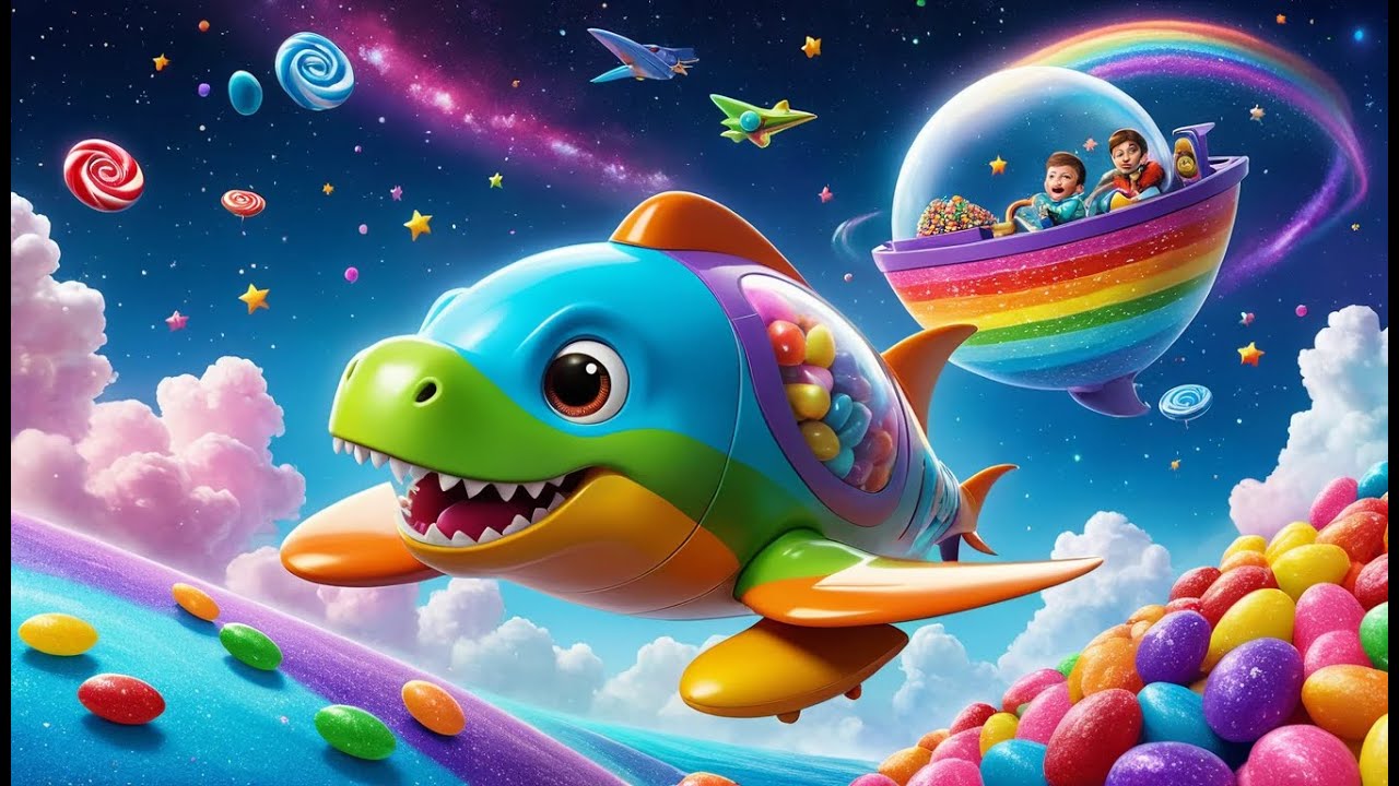 Dino Dexter and the Jelly Rocket | Fun Dinosaur Adventure Song | Space ...