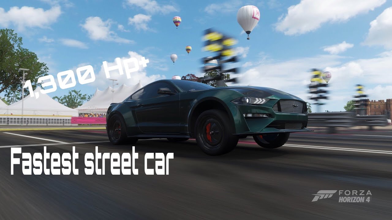 Most OP Drag Car in FH4- Mustang Gt Deberti Design Drag Tune - YouTube