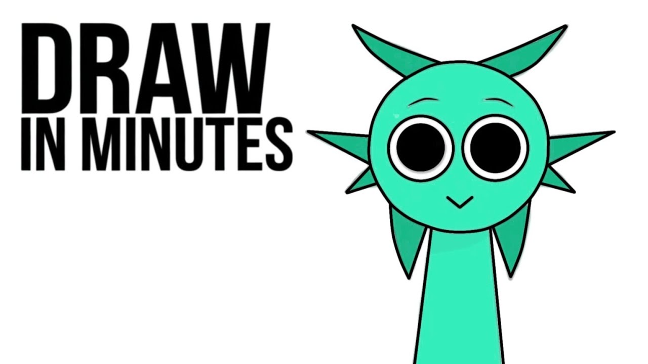 DRAW Sprunki's Cylus Friend in 5 EASY Steps? - YouTube