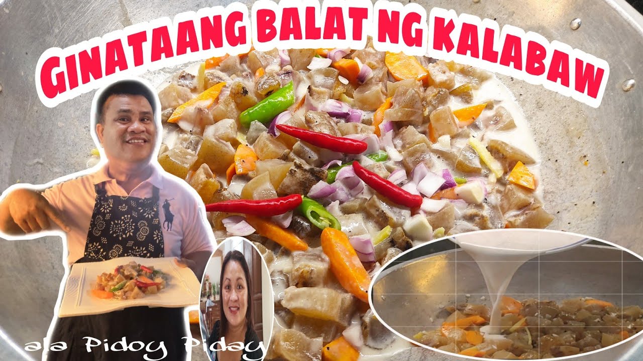 Masarap pala! l Ginataang Balat Ng Kalabaw l Ala Pidoy Piday - YouTube