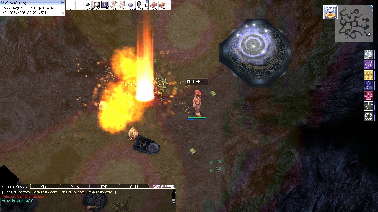 RO EXE Rogue Trap Anolian Dungeon - YouTube