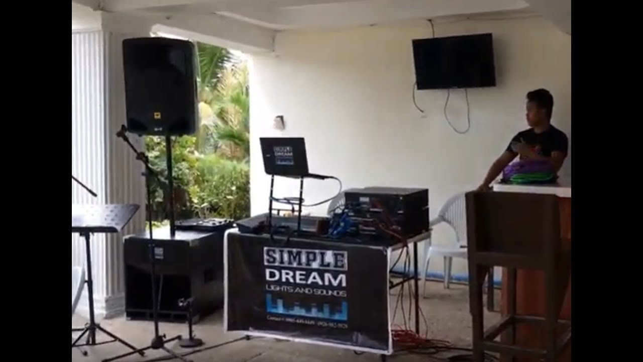 Lights and sound setup// birthday celebration//live band - YouTube