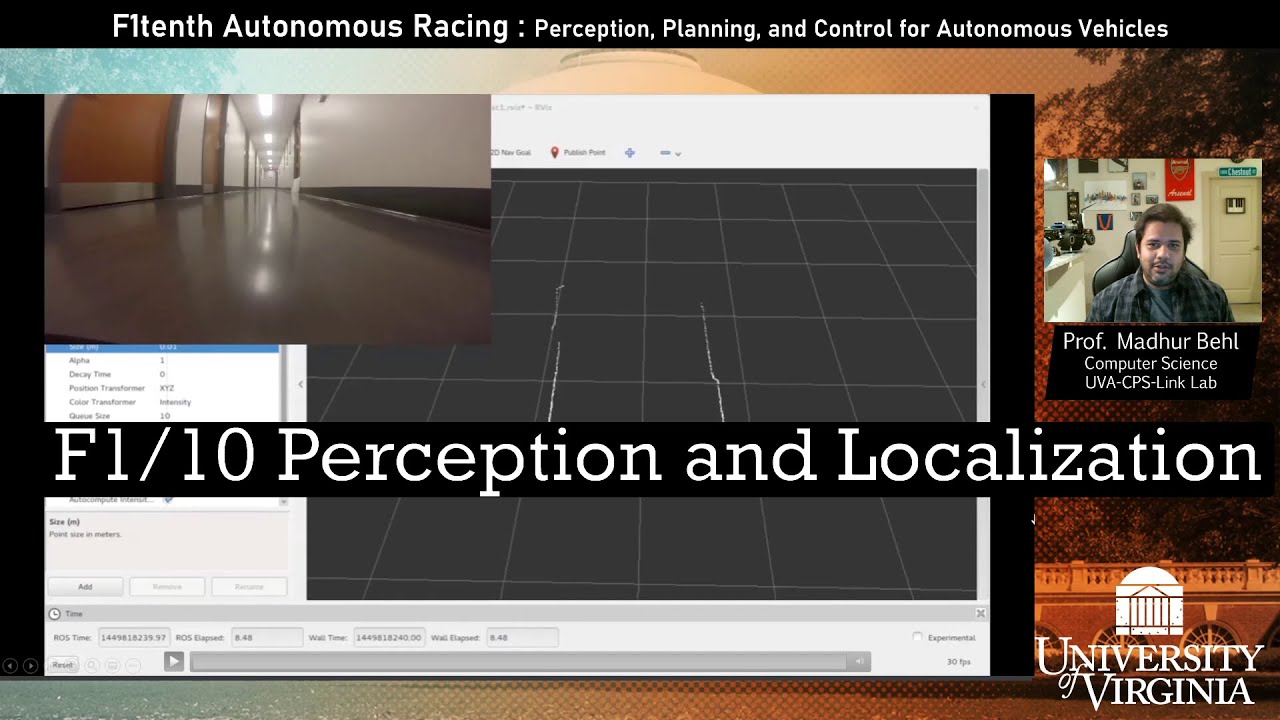 [F1tenth (F1/10) Lecture 7]: Localization and Perception - YouTube