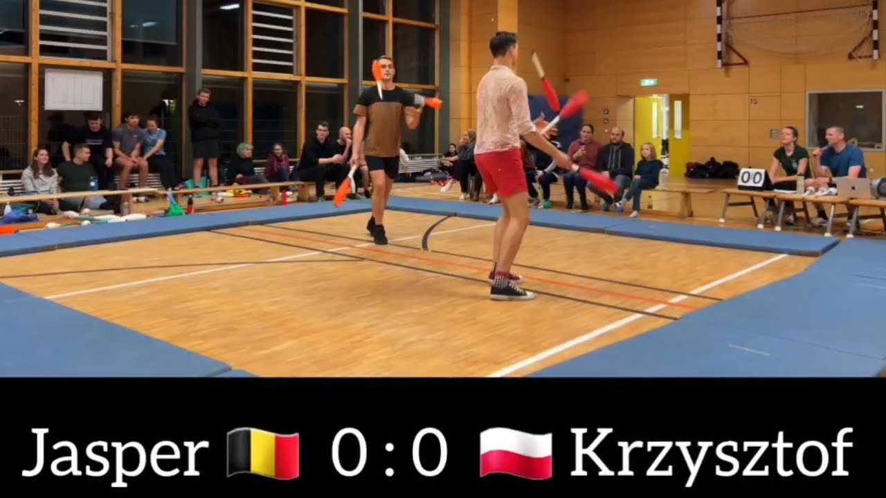 Jasper 🇧🇪 vs 🇵🇱 Krzysztof. Juggling Combat. European Championships 2023 ...